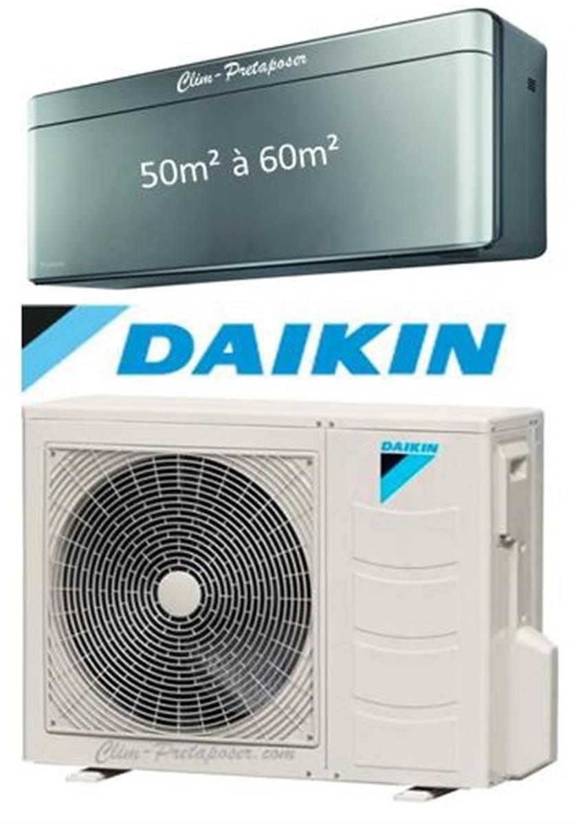 climatisation surface 50m² à 60m² mono split pas chère innovation et créativité par DAIKIN GAZ R32