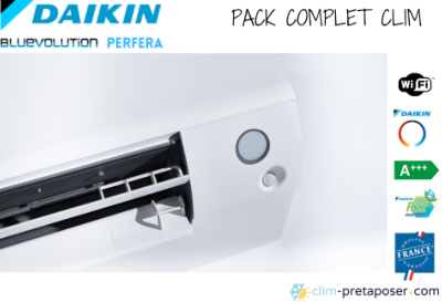 Kit complet prêt à poser climatisation 2 kW DAIKIN PERFERA FTXM20R-RXM20R